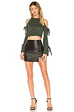 EAVES Fire Skirt in Black | REVOLVE