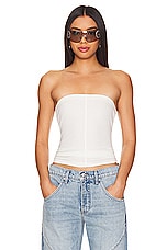 EB Denim Convertible Top in White | REVOLVE