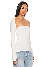 EB Denim Convertible Top in White | REVOLVE