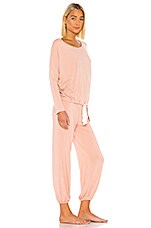 eberjey Gisele Slouchy Set in Misty Rose & Ivory | REVOLVE