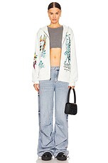 Ed Hardy Flame Skull Hoodie in Ivory | REVOLVE