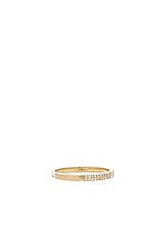 EF COLLECTION Double Diamond Eternity Band Ring in 14k Gold | REVOLVE