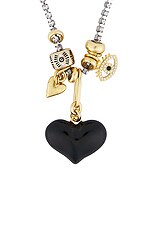 Elizabeth Cole Rachelle Necklace in Black | REVOLVE