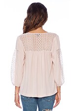 Ella Moss Emiline Blouse in Powder | REVOLVE