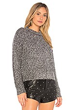 Endless Rose Sparkling Sweater in Silver & Black | REVOLVE