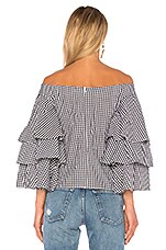 Endless Rose x REVOLVE Tiered Top in Black Gingham | REVOLVE