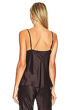 Enza Costa Bias Cut Cami in Bitter Brown | REVOLVE