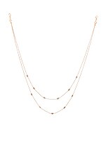 Ettika Layered Back Body Chain in Clear Crystals | REVOLVE