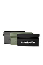 evolvetogether X REVOLVE 30 Day Pack Face Masks in Black, Green & Grey | REVOLVE