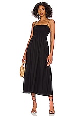 FAITHFULL Marieka Midi Dress in Black | REVOLVE