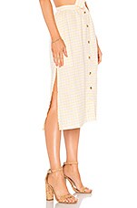 FAITHFULL THE BRAND Seine Skirt in Kivotos Print Yellow | REVOLVE