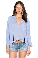 FAITHFULL THE BRAND Alice Shirt in Rider Stripe in Rider Stripes | REVOLVE