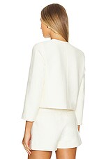 FRAME Button Front Jacket in Cream | REVOLVE