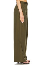 FRAME Pleated Wide Leg Pant in Surplus | REVOLVE