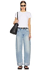 FRAME Baby Tee in White | REVOLVE