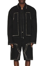 Funeral Apparel Studded Carpenter Jacket in Black | REVOLVE