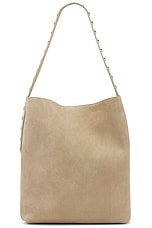 Freda Salvador Cala Tote in Stucco Suede With Silver Studs | REVOLVE