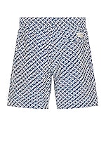 Fair Harbor the Bayberry Swim Shorts in Navy Geo | REVOLVE