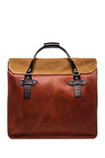 Filson Large Leather Tote in Cognac | REVOLVE