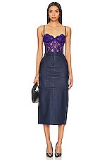 fleur du mal Hendrix Garter Basque in Black | REVOLVE