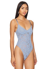 fleur du mal Le Stretch Multifit Bodysuit in Denim | REVOLVE