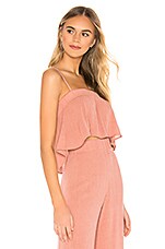 FLYNN SKYE Kim Top in Pink Crinkle | REVOLVE
