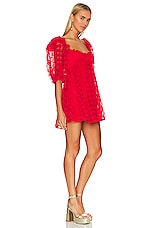For Love & Lemons Hannah Mini Dress in Red | REVOLVE