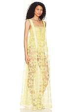 For Love & Lemons Emma Maxi Dress in Yellow | REVOLVE