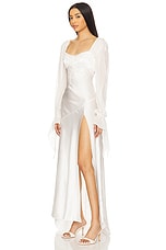 For Love & Lemons Evy Gown in White | REVOLVE
