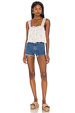 For Love & Lemons Shea Swing Cami in Ivory | REVOLVE