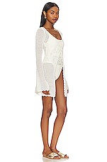 Frankies Bikinis Collette Crochet Tunic in White | REVOLVE