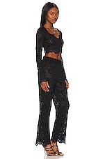 Free People Cloud Ride Lounge Set in Black | REVOLVE