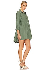 Free People Hannah Poplin Dress in Army | REVOLVE