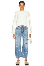 Free People x We The Free Moxie Low Slung Pull On Jean in Calypso | REVOLVE