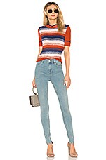 Free People High Rise Long And Lean Jean in Light Denim | REVOLVE