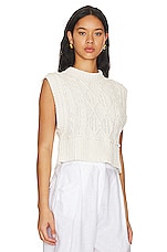 Free People Rowan Vest in Ivory | REVOLVE
