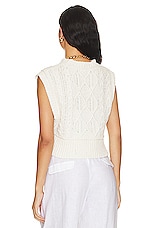 Free People Rowan Vest in Ivory | REVOLVE