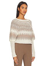 Free People Home For The Holidays Pullover in Shades Of Cream in Shades ...