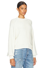 Free People Riley Pullover in Optic White | REVOLVE