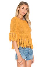 Free People On the Fringe Pullover in Yellow | REVOLVE