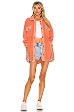 Free People x We The Free Ruby Jacket in Scarlet Ibis | REVOLVE