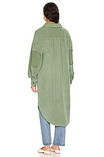 Free People x We The Free Long Ruby Jacket in Dirty Olive | REVOLVE