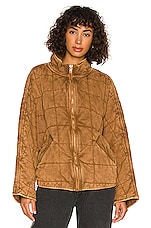 Free People x We The Free Dolman Quilted Knit Jacket in Toasted Coconut ...