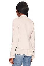 Free People Ruffles Romance Jacket in Natural | REVOLVE