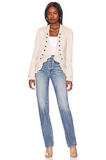 Free People Ruffles Romance Jacket in Natural | REVOLVE