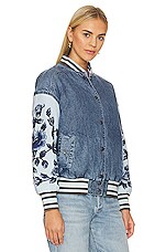 Free People Team Spirit Jacket in Stone Blue | REVOLVE