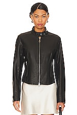 Free People x We The Free Max Faux Moto Jacket in Black | REVOLVE