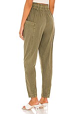 Free People Ready To Run Cinch Waist Pant in Dirty Olive | REVOLVE
