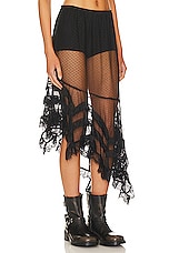 Free People x REVOLVE Afternoon Half Slip in Black | REVOLVE