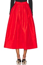 Free People Emilia Full Skirt in High Risk Red | REVOLVE